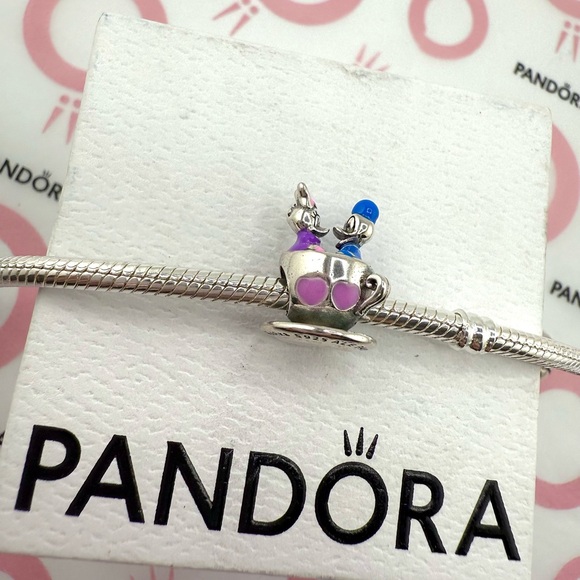 Pandora | Jewelry | Brand New Pandora X Disney Donald And Daisy Teacup ...